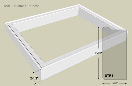 Vancouver Streching Wooden frames for Canvas Gallery Wrap and oil paintings